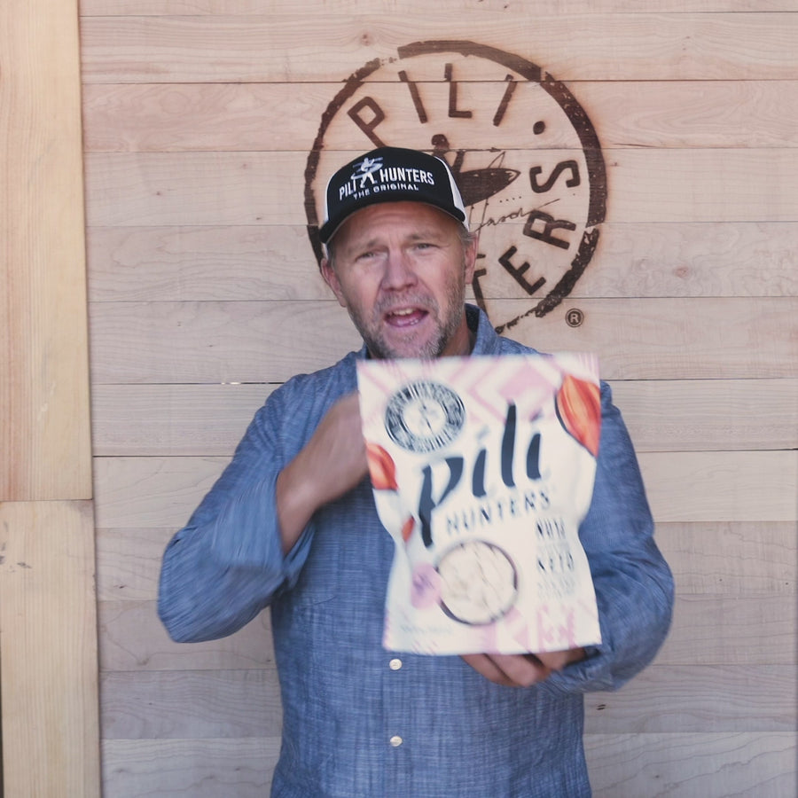 Pili Hunters™ Sprouted Wild Pili Nuts with Pink Himalayan Salt