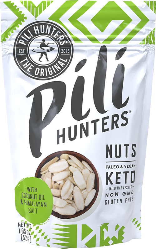 Pili Hunters™ Sprouted Wild Pili Nuts with Coconut Oil and Himalayan Salt