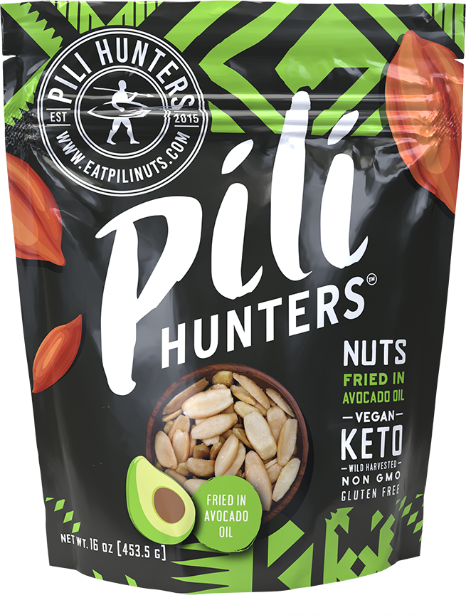 Pili Hunters™ Sprouted Wild Pili Nuts with Healthy Avocado Oil