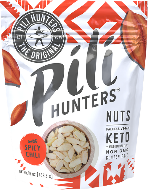 Pili Hunters™ Sprouted Wild Pili Nuts with Spicy Labuyo Chili